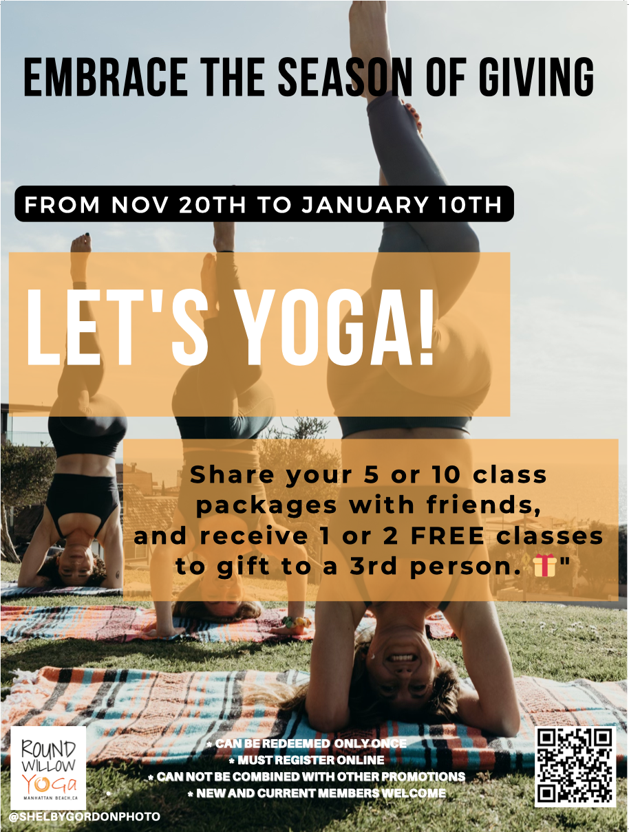 CLASS PRICING - Round Willow Yoga